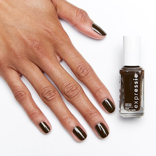 take the espresso - dark chocolate brown nail polish - essie