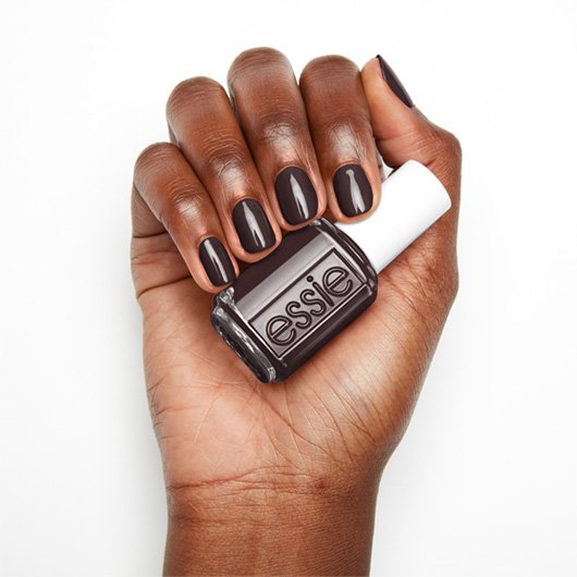 home by 8 : perfect faded black nail polish | essie