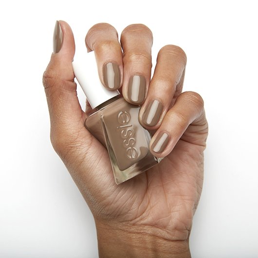 wool me over, essie gel couture longwear nail polish