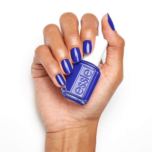 butler please - bright blue nail polish & nail color - essie