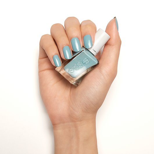 First View - Baby Blue Gel Couture Nail Polish - Essie