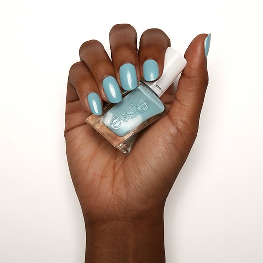 First View - Baby Blue Gel Couture Nail Polish - Essie