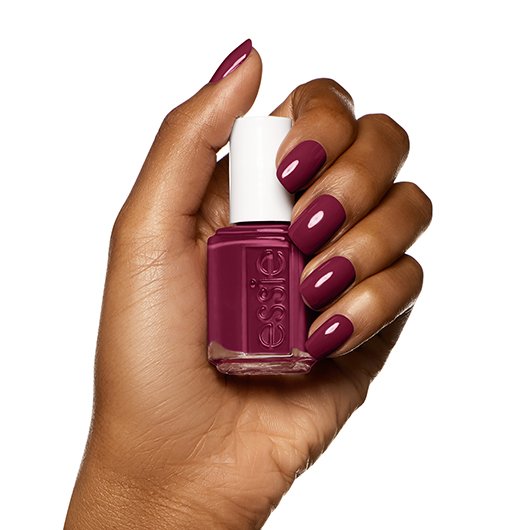 plumberry - creamy berry pink nail polish, color & lacquer - essie