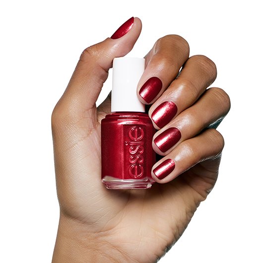 scarlett o'hara - dark ruby red nail polish, color & lacquer - essie