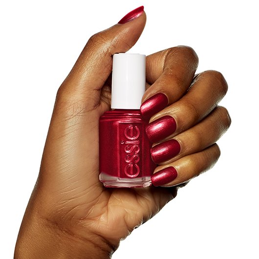 scarlett o'hara - dark ruby red nail polish, color & lacquer - essie