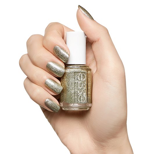 Silver Sparkle Nails Essie