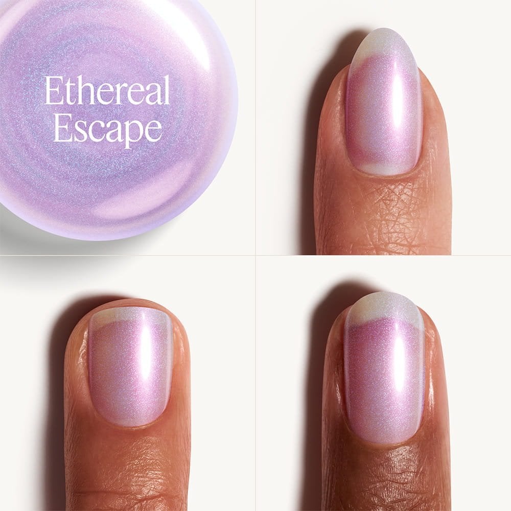 purple special effect nail polish | ethereal escape | essie