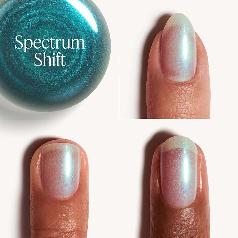 spectrum shift - deep metallic teal nail polish | essie