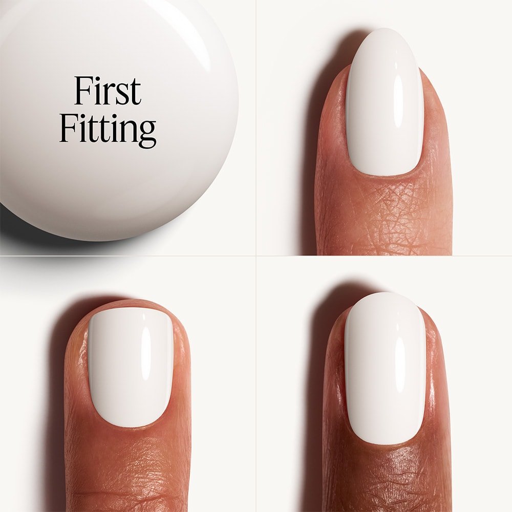 first fitting - white gel couture longwear nail polish - essie