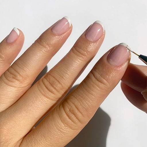 shellac french manicure tutorial