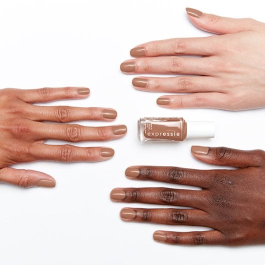 never skip a beat - a midtone brown neutral vegan quick dry nail polish ...