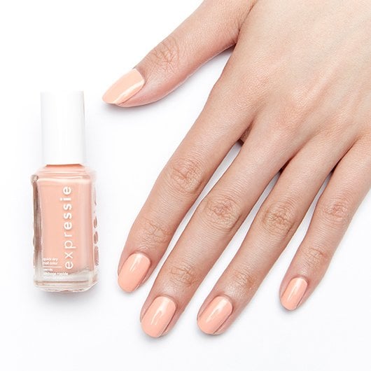 all things OOO - pastel peach quick dry nail polish - essie