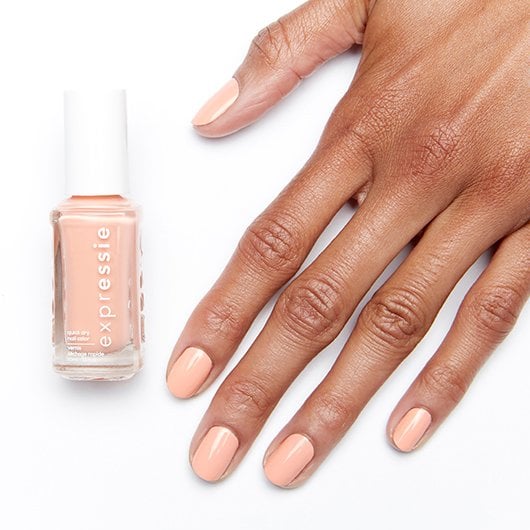 all things OOO - pastel peach quick dry nail polish - essie