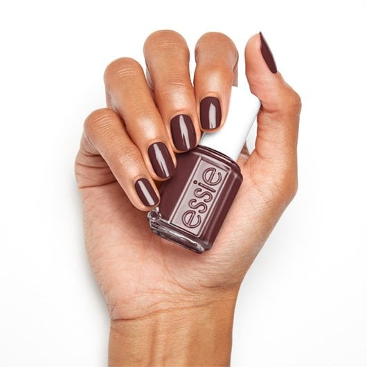no to-do: deep coffee brown nail polish color | essie no to-do: deep coffee brown nail polish color | essie