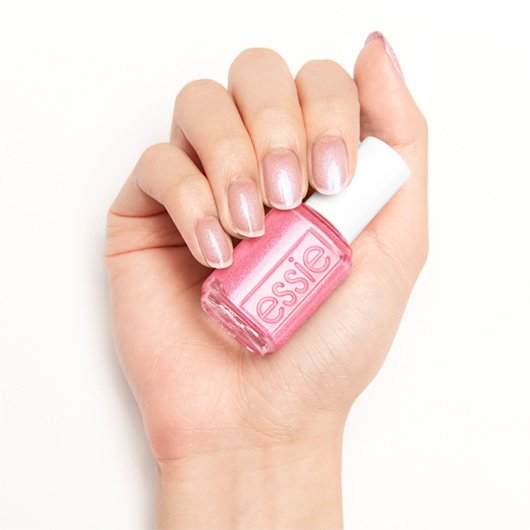 feel the fizzle: vibrant pink vegan nail polish | essie