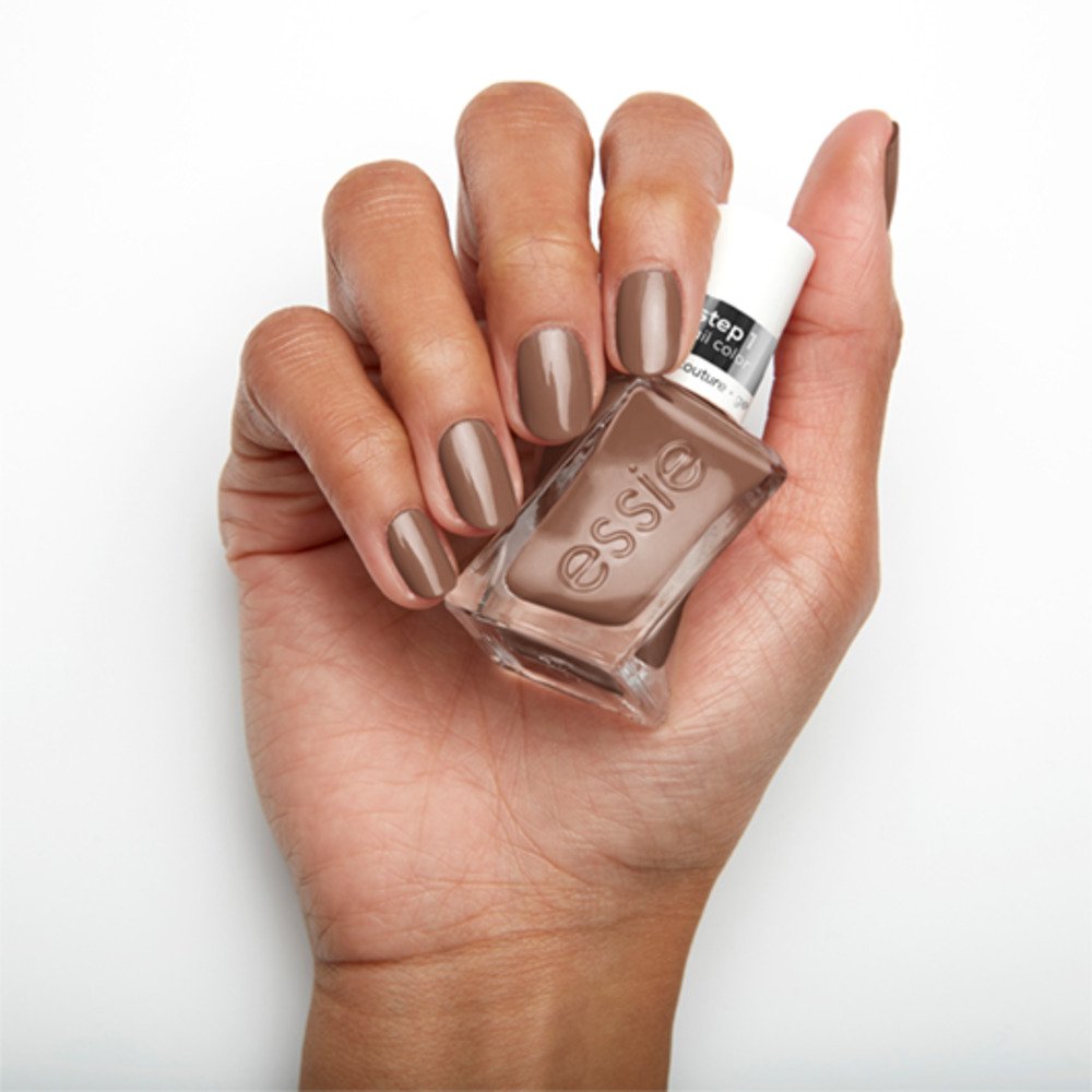 wool me over, essie gel couture longwear nail polish