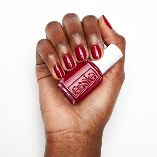 Wrapped In Luxury Burgundy Red Nail Polish Essie