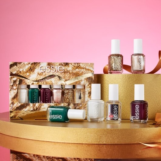 limited edition 6 piece mini nail polish holiday kit essie