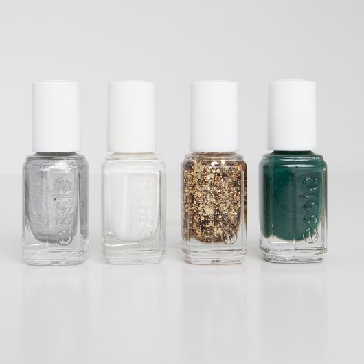 4 piece mini nail polish holiday limited edition kit- essie