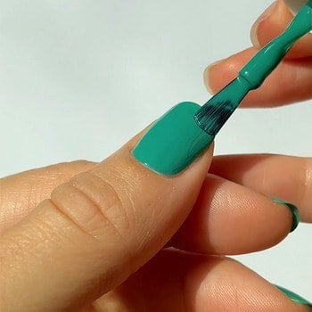 dopamine rush - vivid creamy teal green nail polish | essie