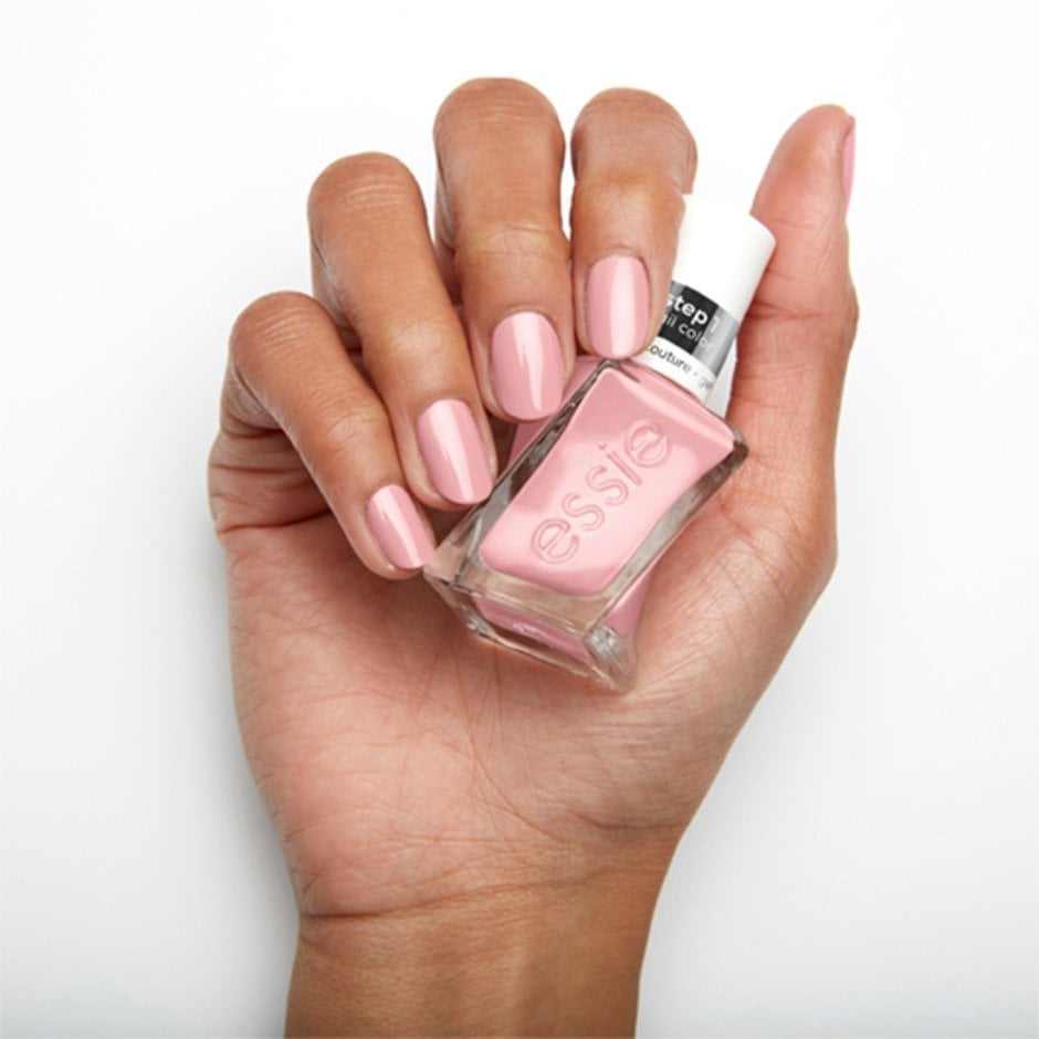 gossamer garments, essie gel couture longwear nail polish