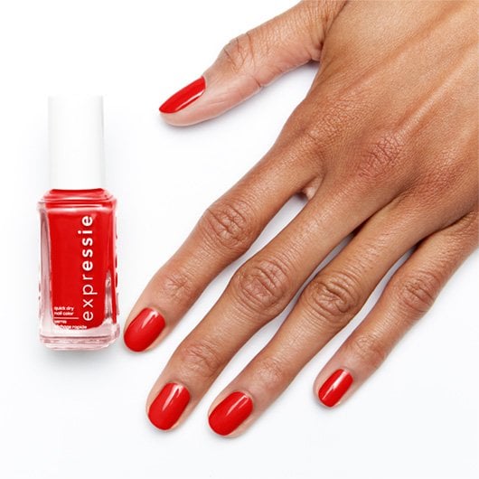 send a message: bold red quick-dry nail polish | essie