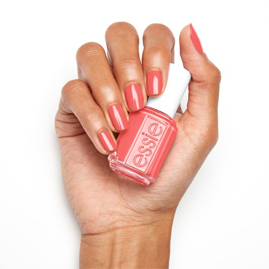 stones n' roses - pink coral nail polish & nail color - essie