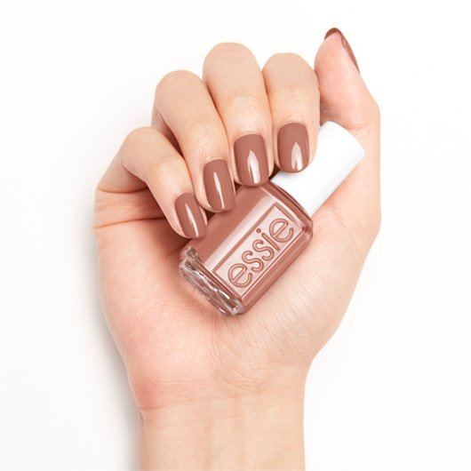 less is aura - terra cotta beige nail polish & nail color - essie