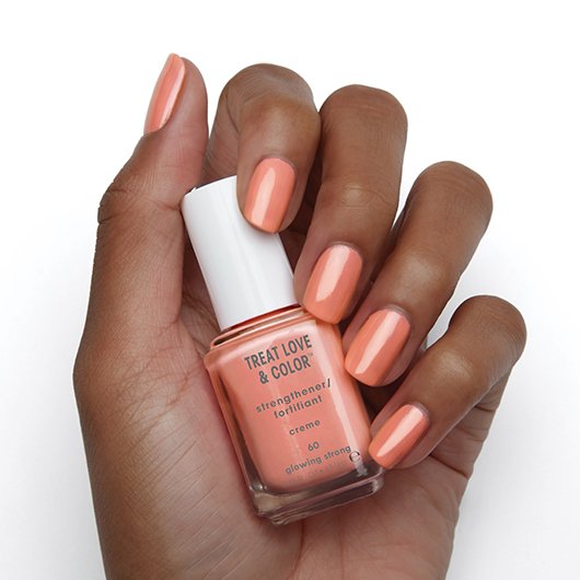 glowing strong - treat love & color nail care & nail polish - essie