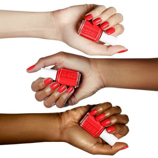 clambake - creamy red-orange nail polish, nail color & lacquer - essie