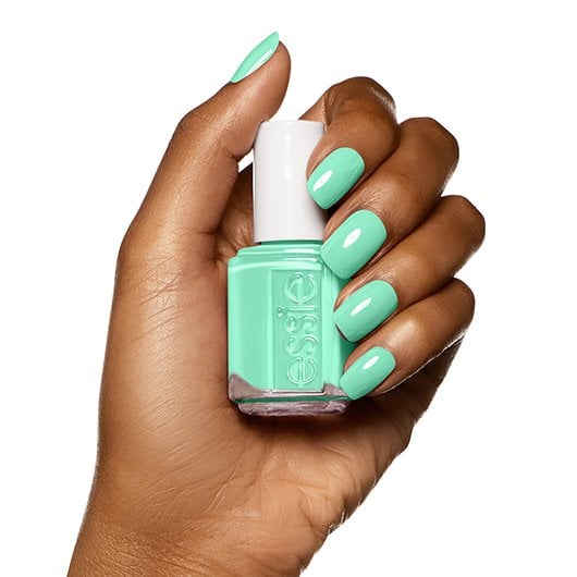 first timer - newbie green nail polish & nail color - essie