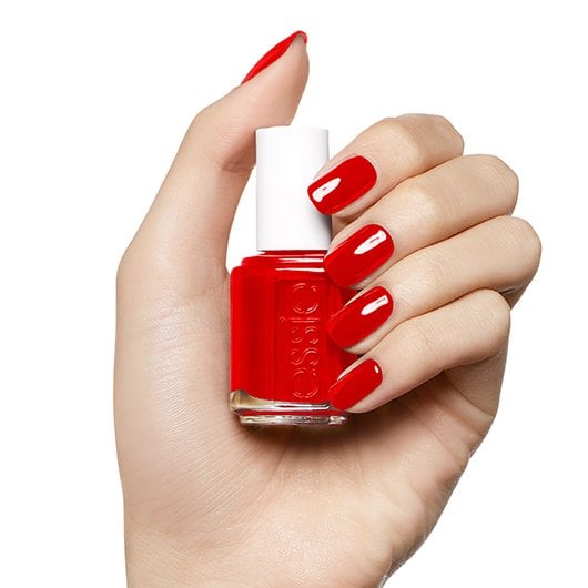 A List: Creamy Bright Red Nail Polish Color - essie