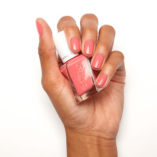 signature smile, essie gel couture longwear nail polish